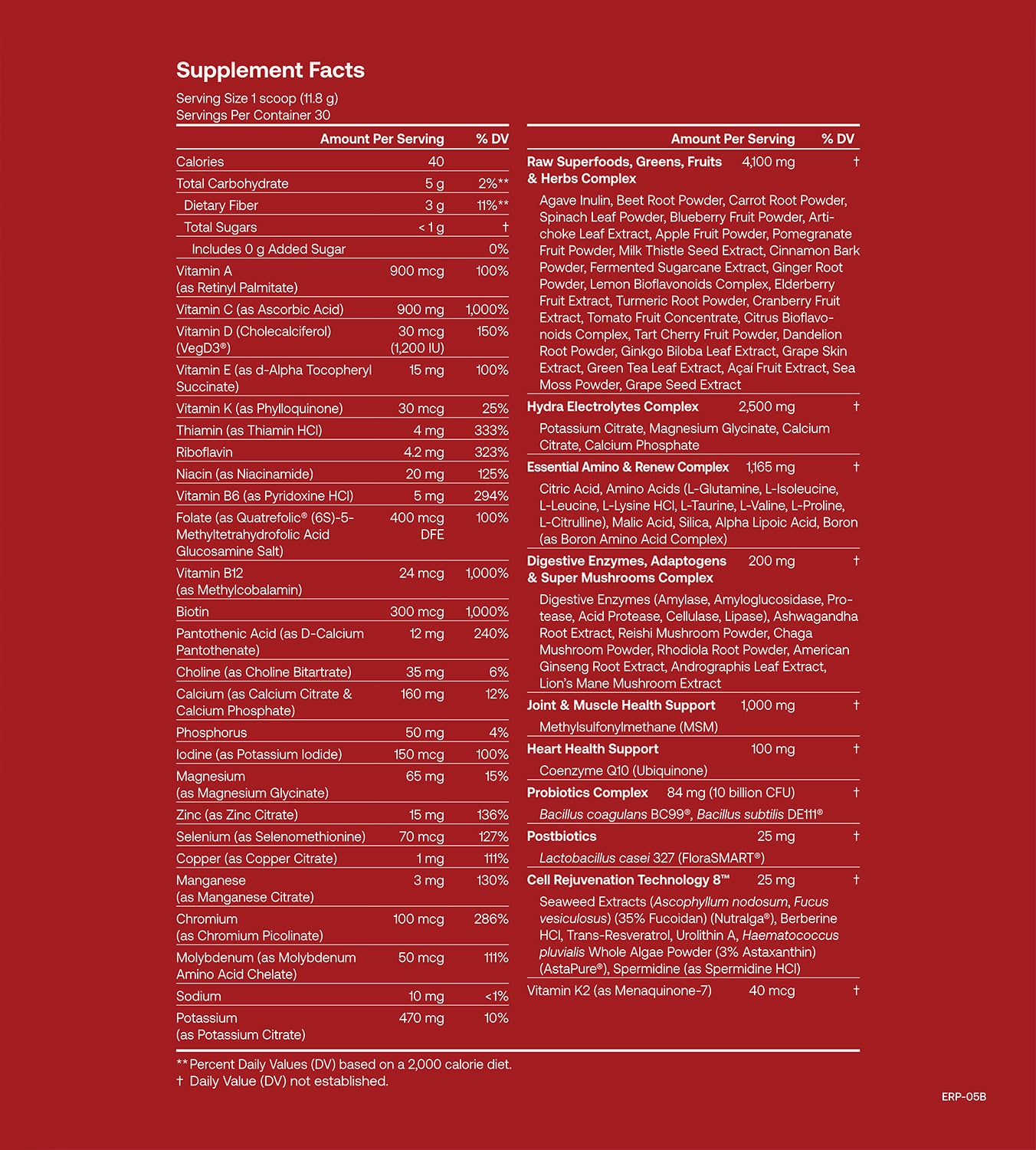 IM8 Daily Ultimate Essentials: 92 Nutrients in One Delicious Drink ...